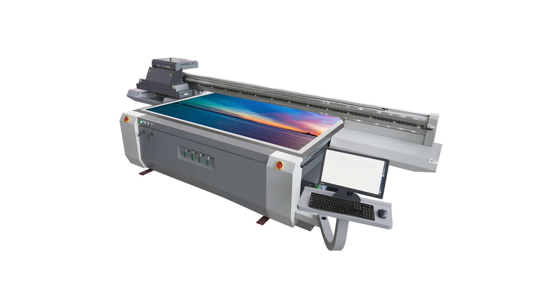 HT1610UV Digital Printing Machine 2 Way UV Flatbed Printer