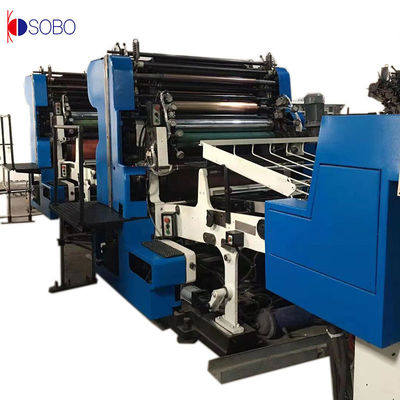 High Resolution Offset Two Color Printing Machine For Tinplate Can Making