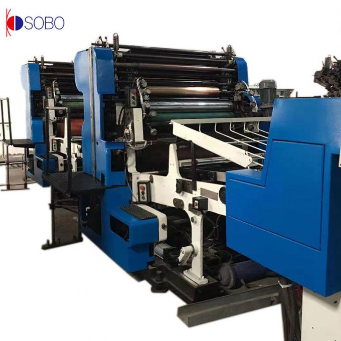 High Resolution Offset Two Color Printing Machine For Tinplate Can Making